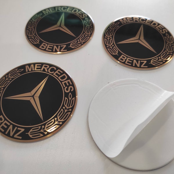 Mercedes Benz Center Cap Stickers - Etsy