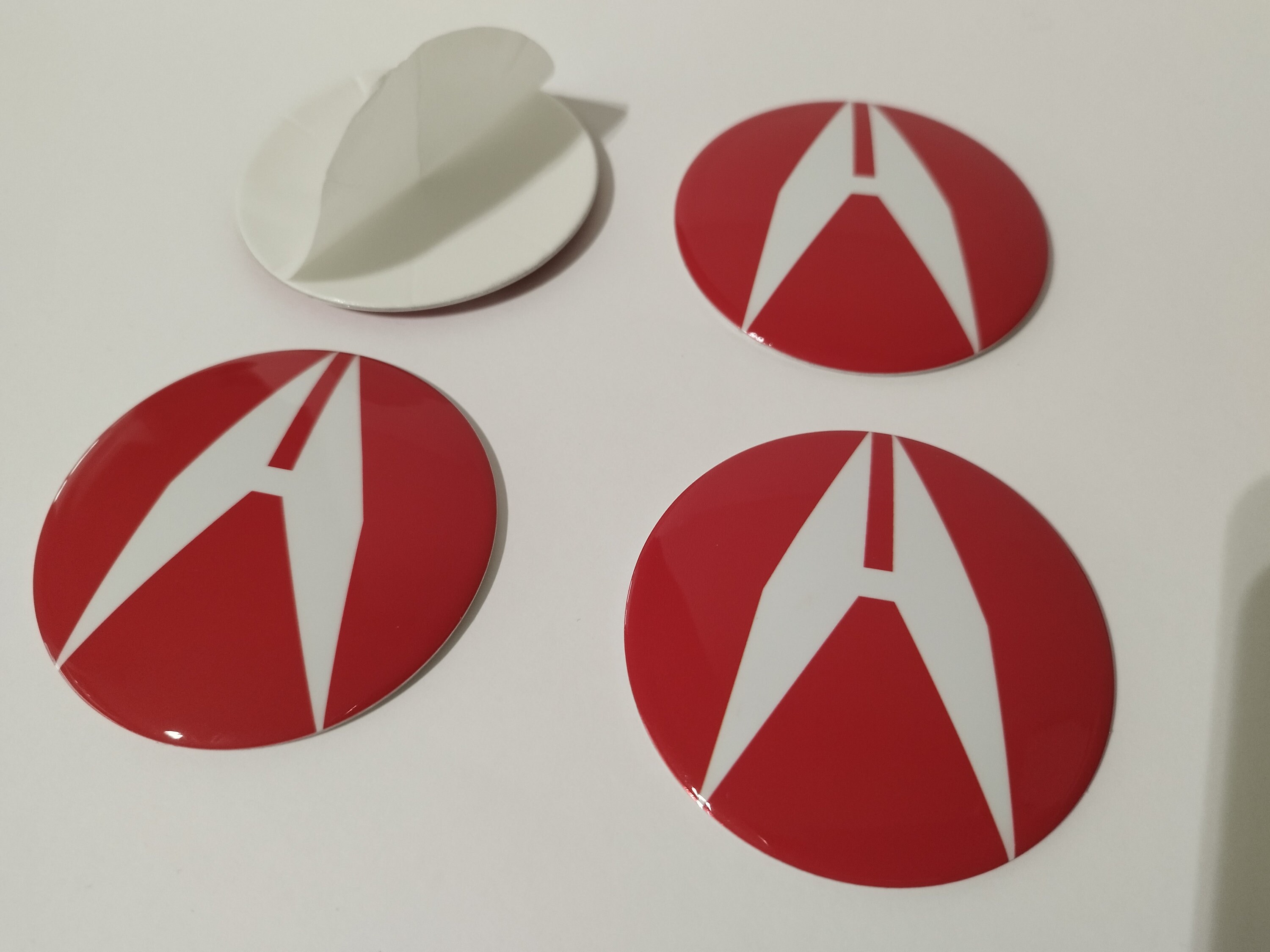 Metal Stickers Car Wheel Center Cap Set of 4 Acura Hub - Etsy Canada