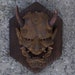 Traditional Japanese Oni Mask With patina Effect. - Etsy