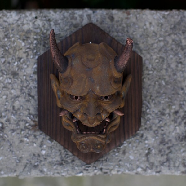 Traditional Oni Mask - Etsy