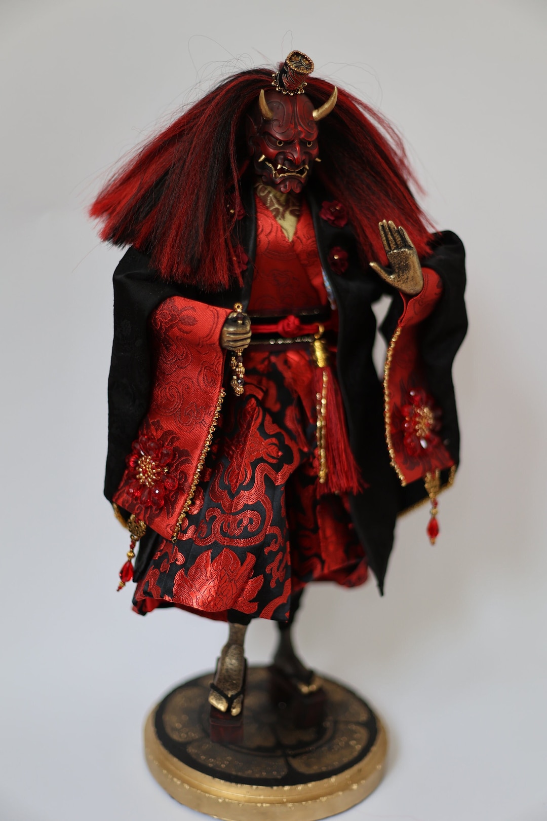 Handmade ''oni'' Doll - Etsy