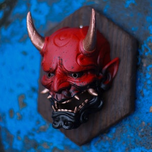 Traditional Japanese ONI Mask - Etsy