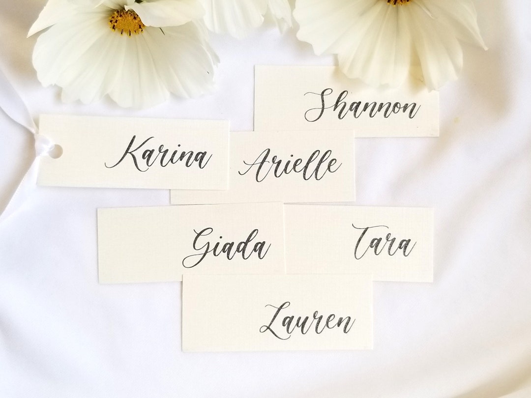 Custom Gift Tags, Wedding Name Tags, Place Name Tags, Bridesmaid Name ...