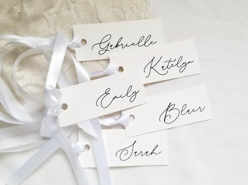 Wedding Gift Tags, Gift Tags With Ribbon, Hanger Name Tags, Bridesmaids ...