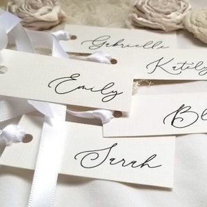 Wedding Gift Tags, Gift Tags With Ribbon, Hanger Name Tags, Bridesmaids ...