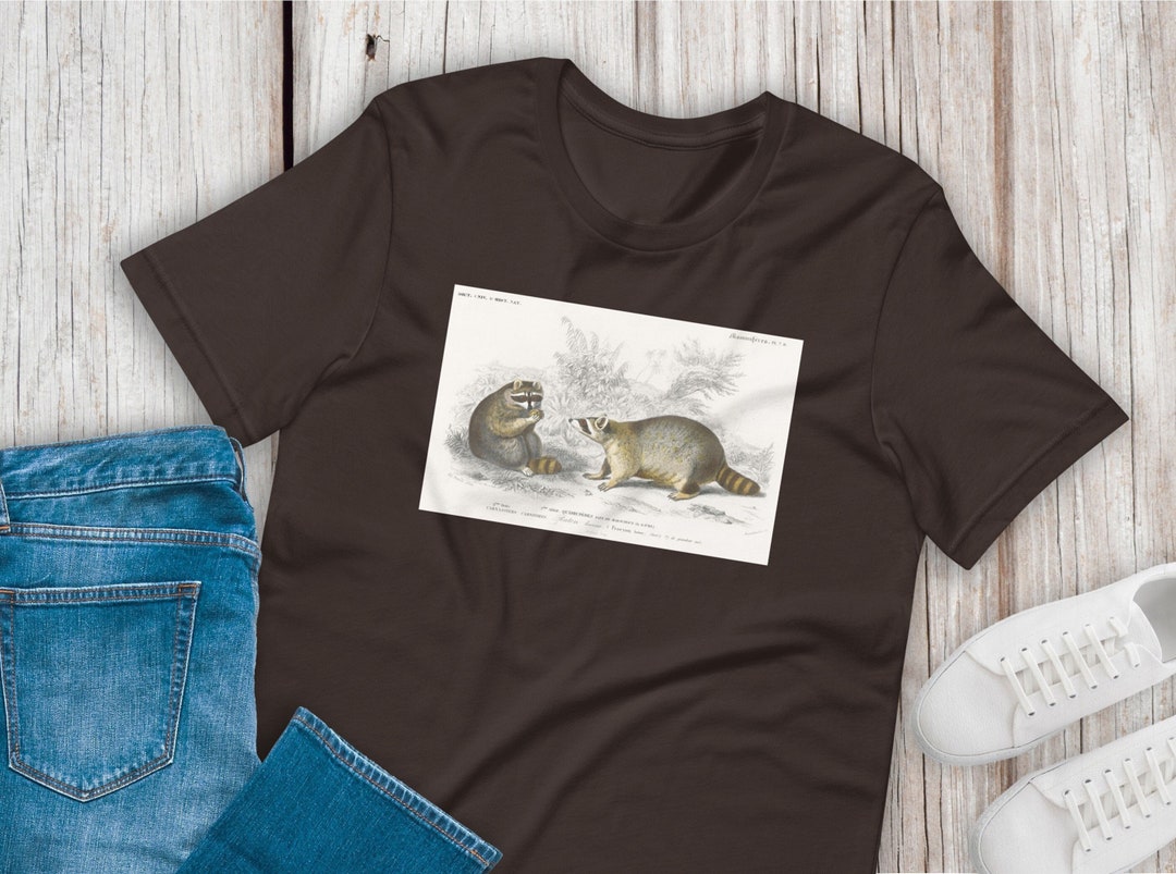 Raccoon Shirt Vintage Raccoon T-shirts Raccoon Lover - Etsy
