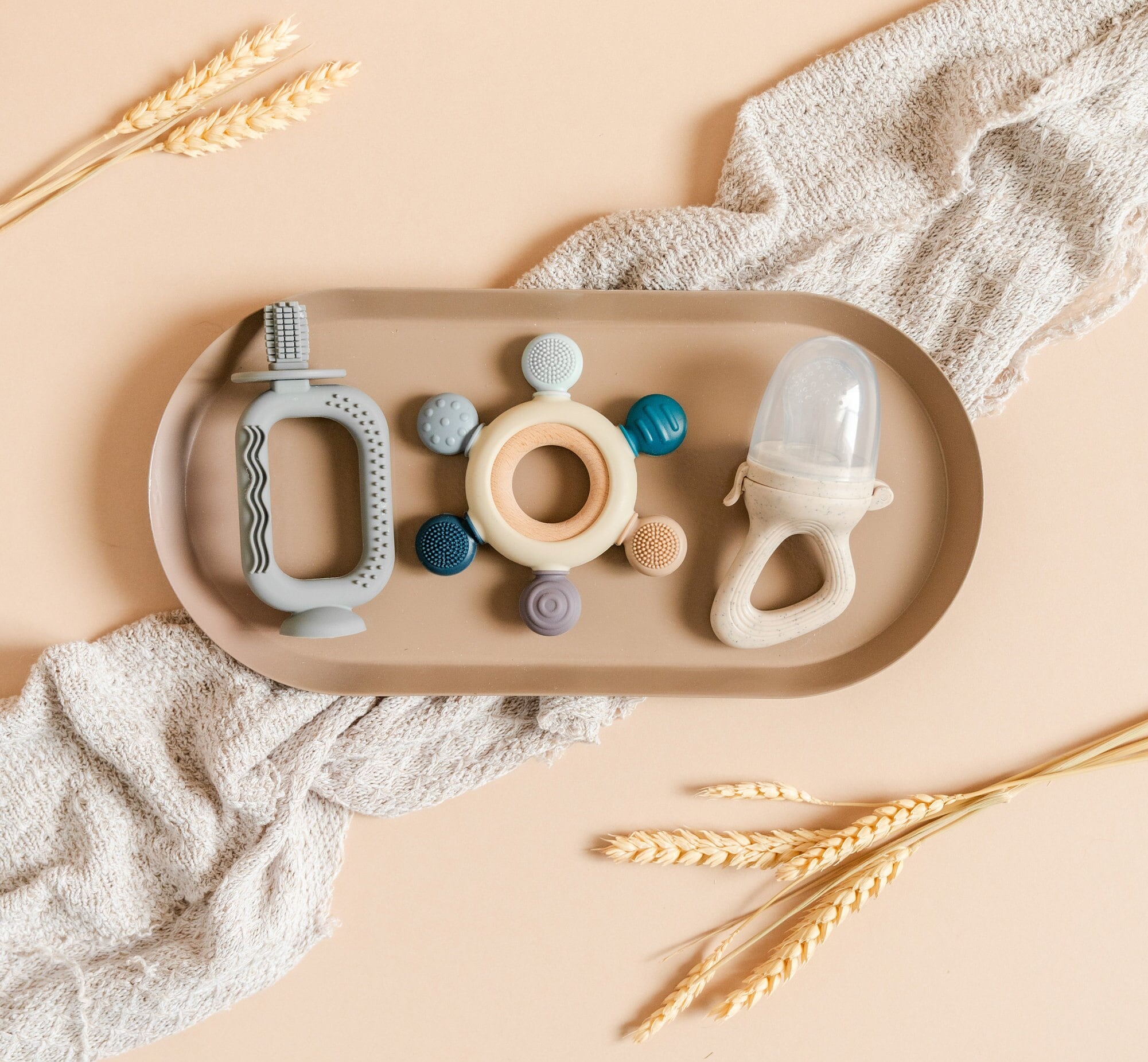 T & Me the Perfect Teething Set, Teething Toys, Teether, Teething ...