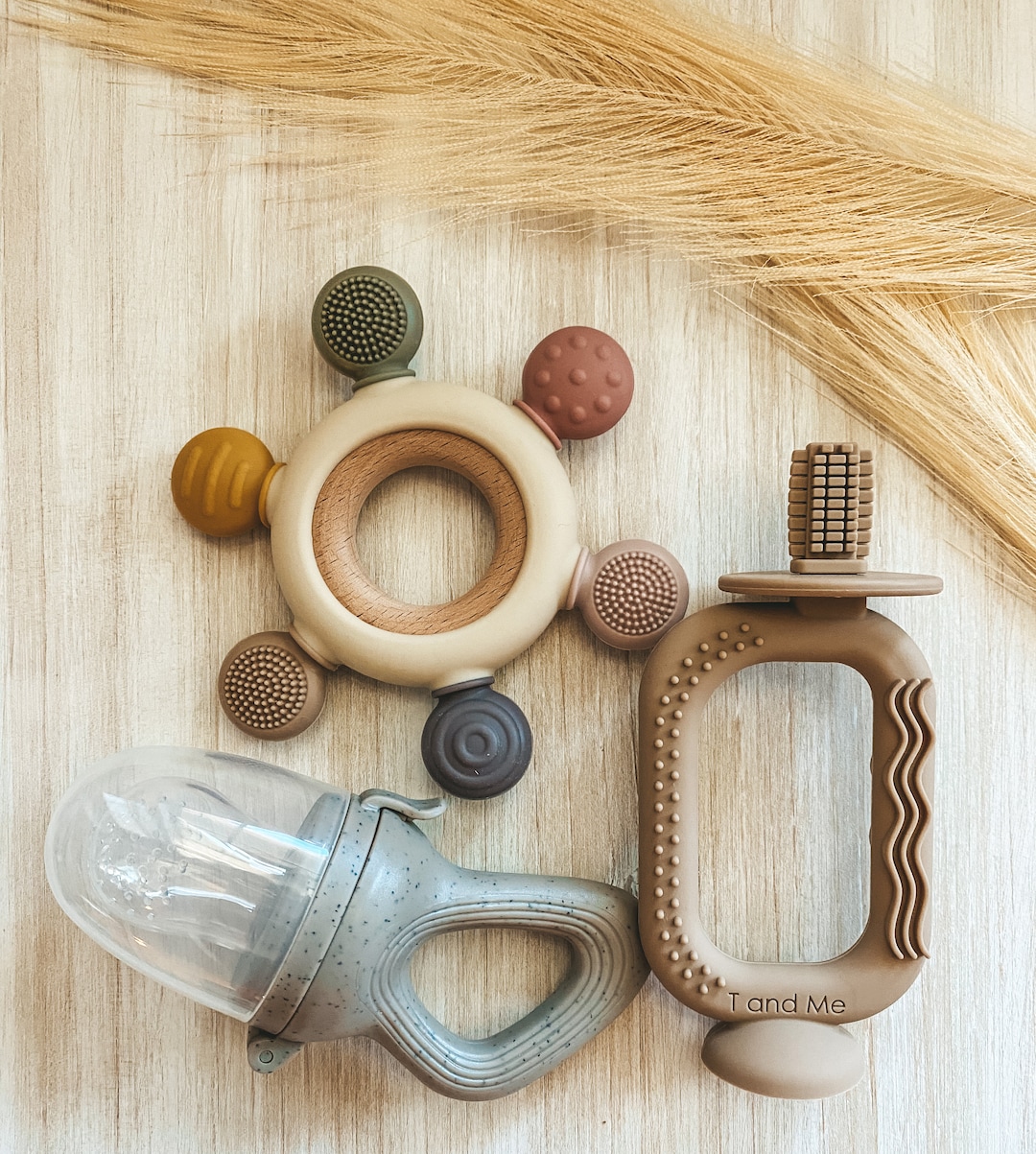 T & Me the Perfect Teething Set Teething Toys Teether - Etsy