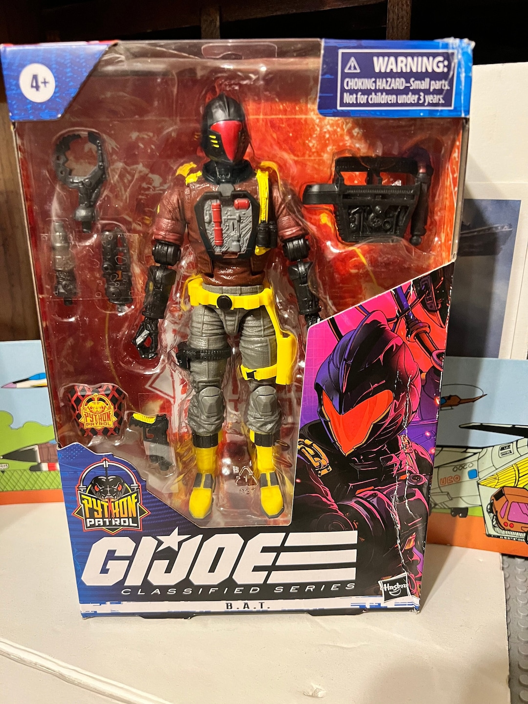 GI Joe Cobra B.A.T. Python Patrol Target Exclusive Damaged Box - Etsy