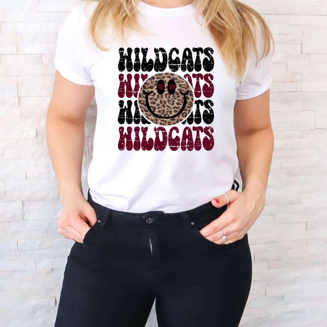 Wildcat Spirit T-shirt Wildcat Pride Wildcat Football - Etsy