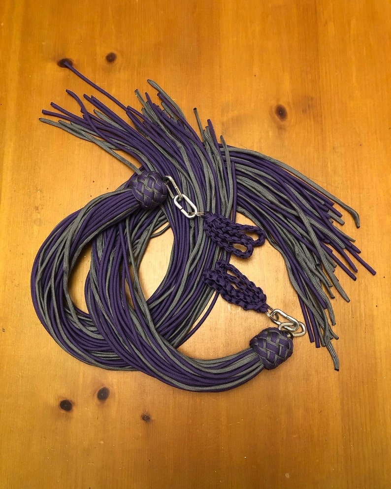 Pair of Poi Flogger/florentine Floggers Paracord Floggers. Set of ...