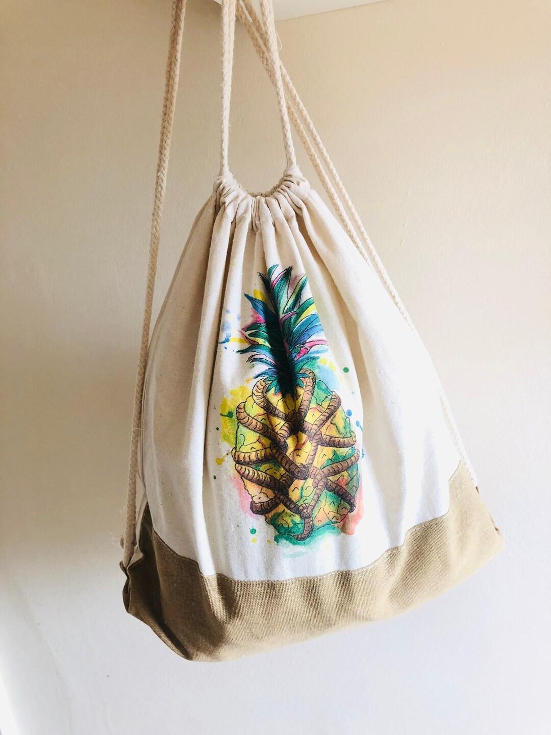 Shibari. Pineapple. Drawstring Bag Rope Bag Kink Bag. Swink. - Etsy