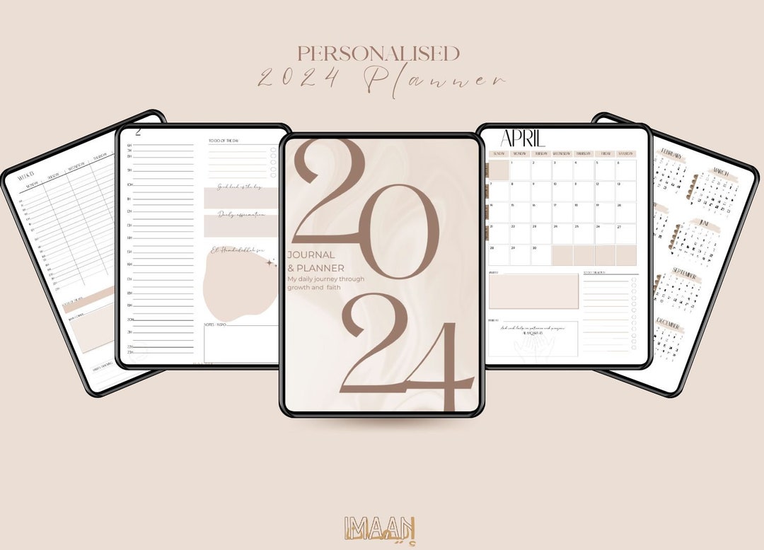 2024 Digital Daily & Weekly Muslim Planner to Aesthetically Organize ...