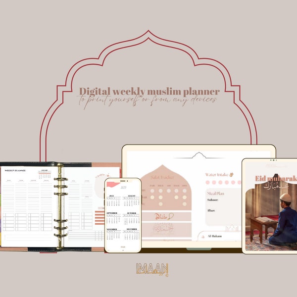 Muslim Daily Planner - Etsy