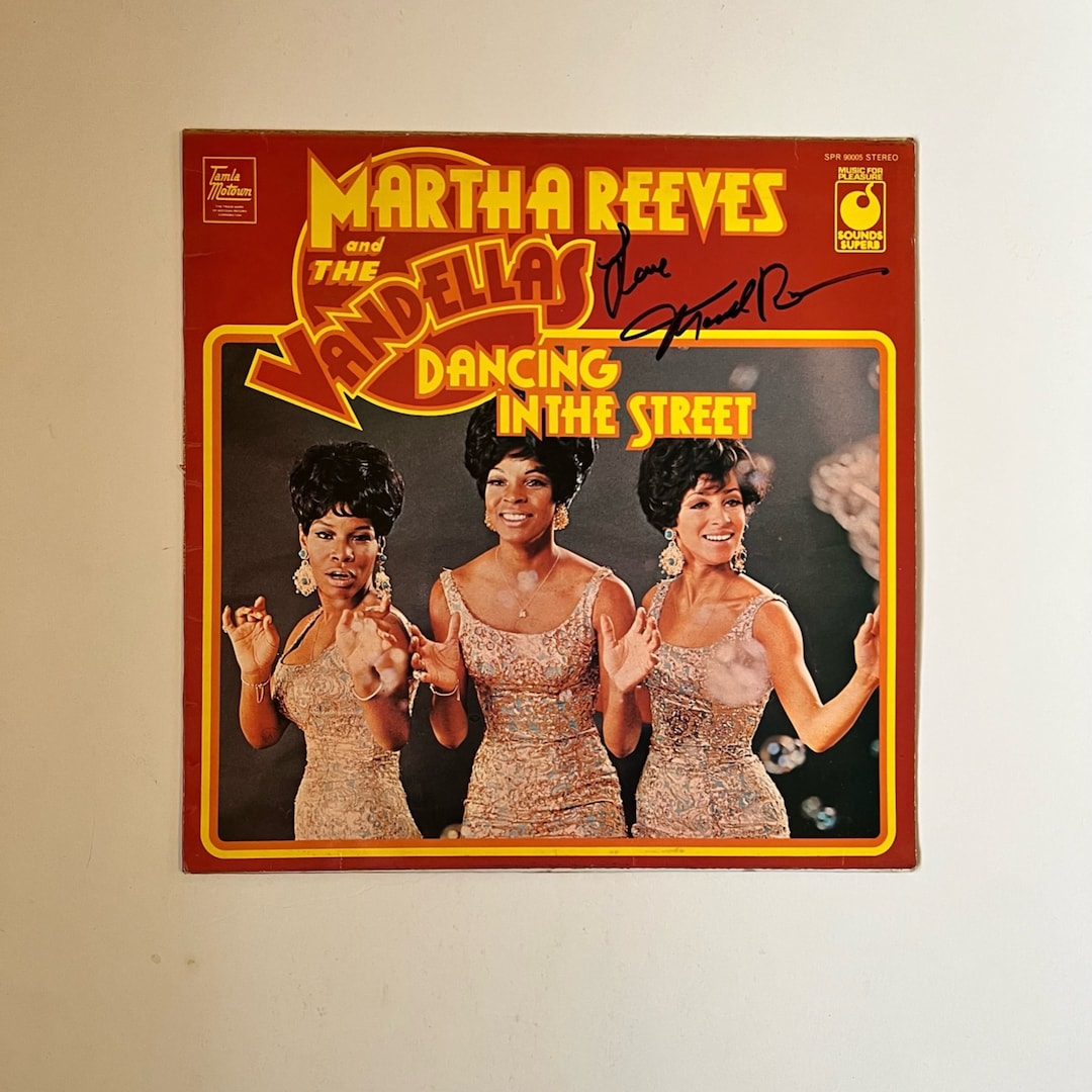 Martha Reeves and the Vandellas Vinyl Record LP Cover Autographed - Etsy