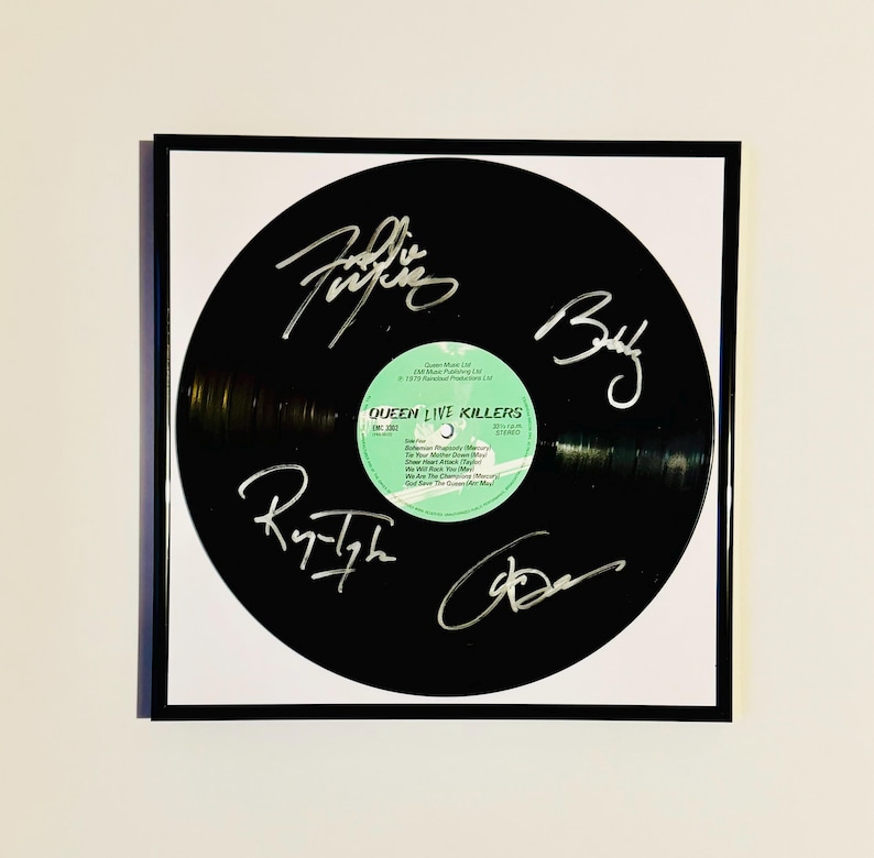 Queen Live Killers Signed Vinyl Record With Black Frame - Etsy