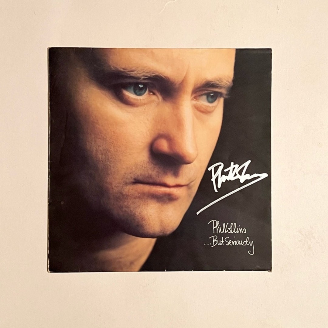 Phil Collins Vinyl Record LP Cover Autographed - Etsy