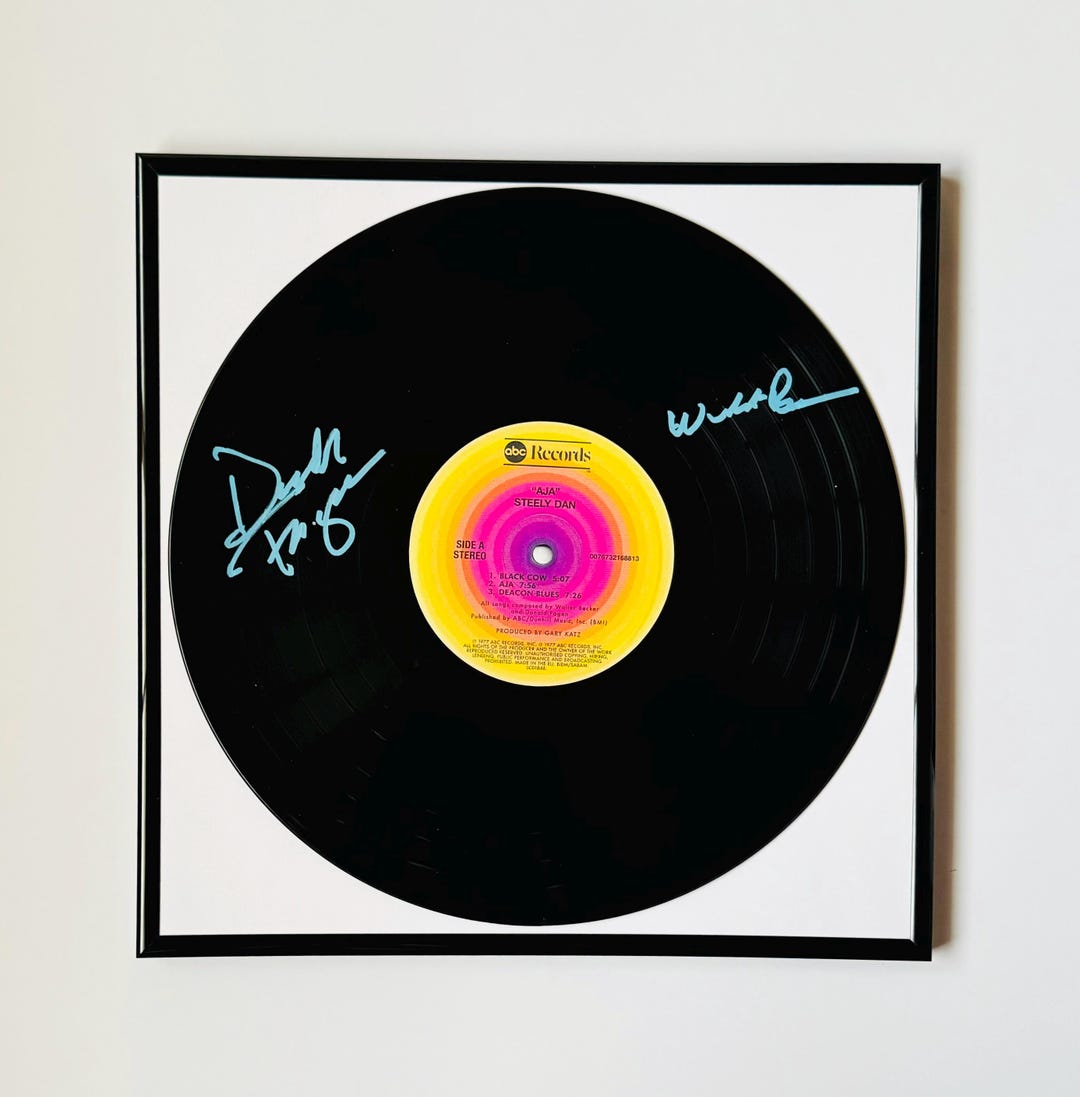 Steely Dan Aja Signed Vinyl Record With Black Frame - Etsy