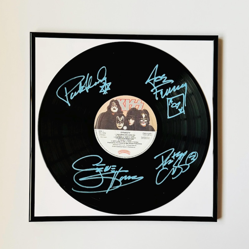 Framed Vinyl Signed - Etsy UK