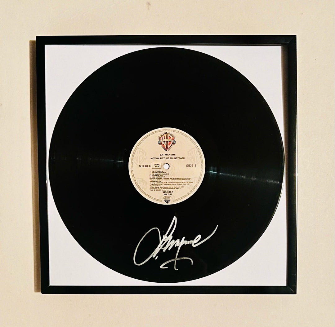 Prince Signed Vinyl Record With Black Frame - Etsy