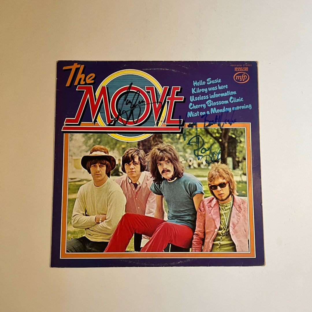 The Move Vinyl Record LP Cover Autographed - Etsy