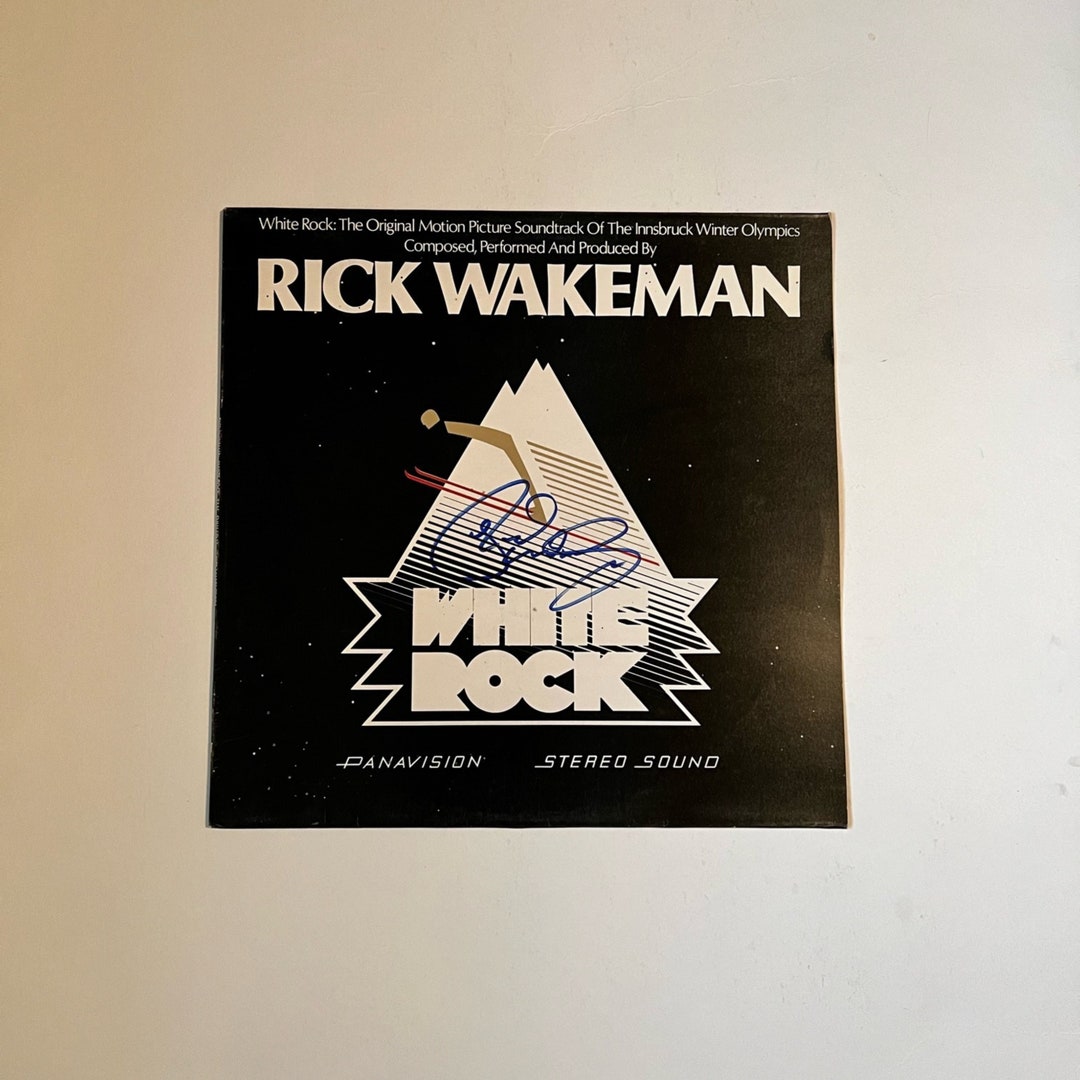 Rick Wakeman White Rock Vinyl Record LP Cover Autographed - Etsy