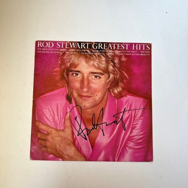 Rod Stewart Signed - Etsy
