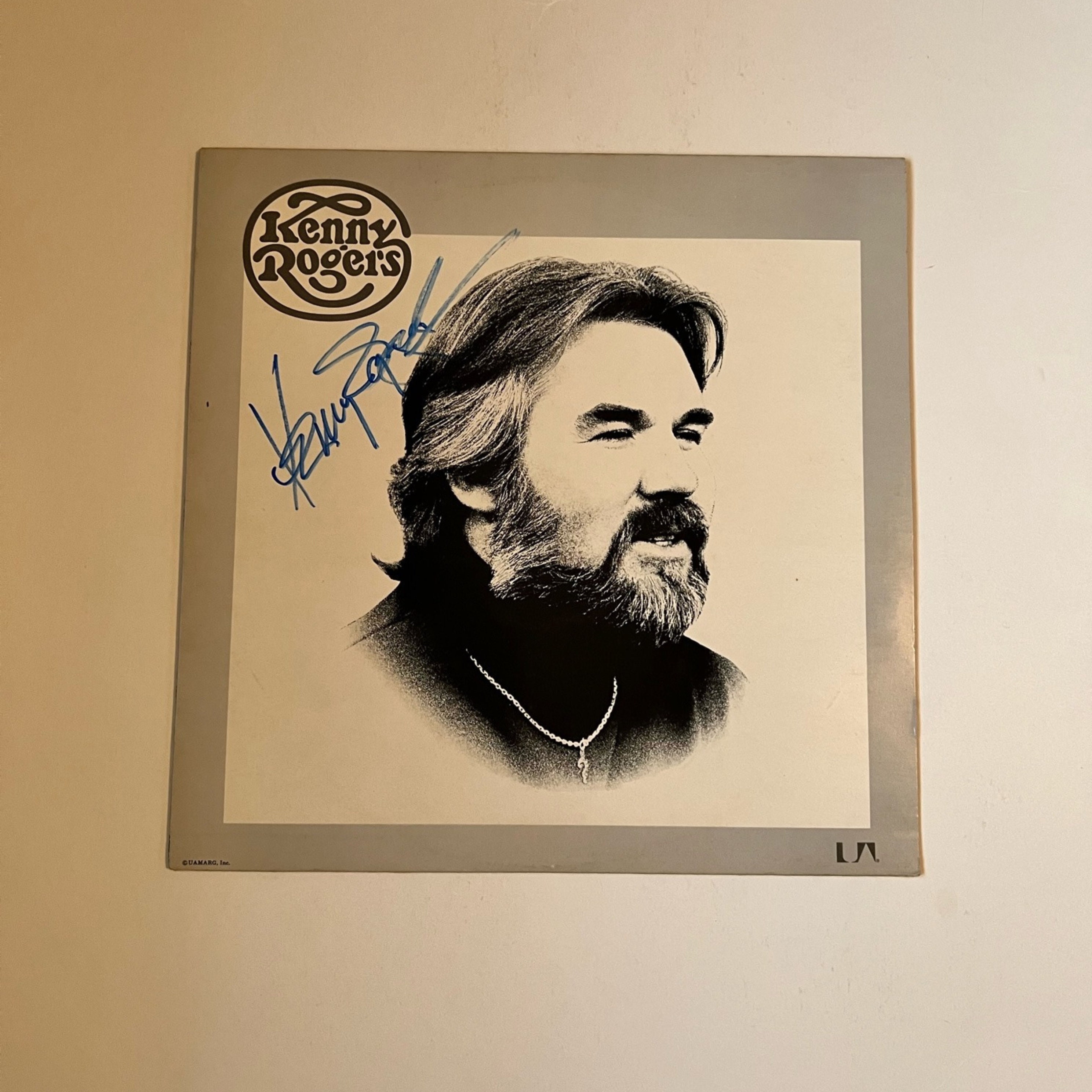 Kenny Rogers Vinyl Record LP Cover Autographed - Etsy