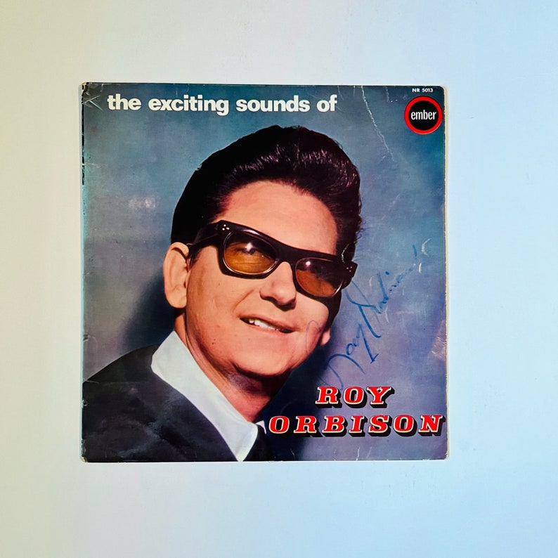 Roy Orbison Vinyl Record LP Cover Autographed - Etsy