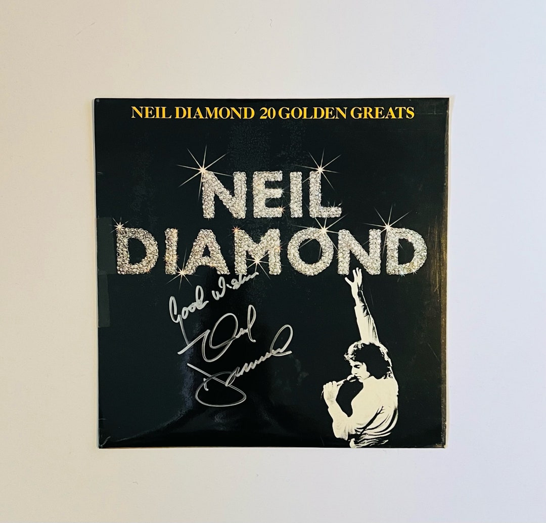 Neil Diamond Greatest Hits Vinyl Record LP Cover Autographed - Etsy