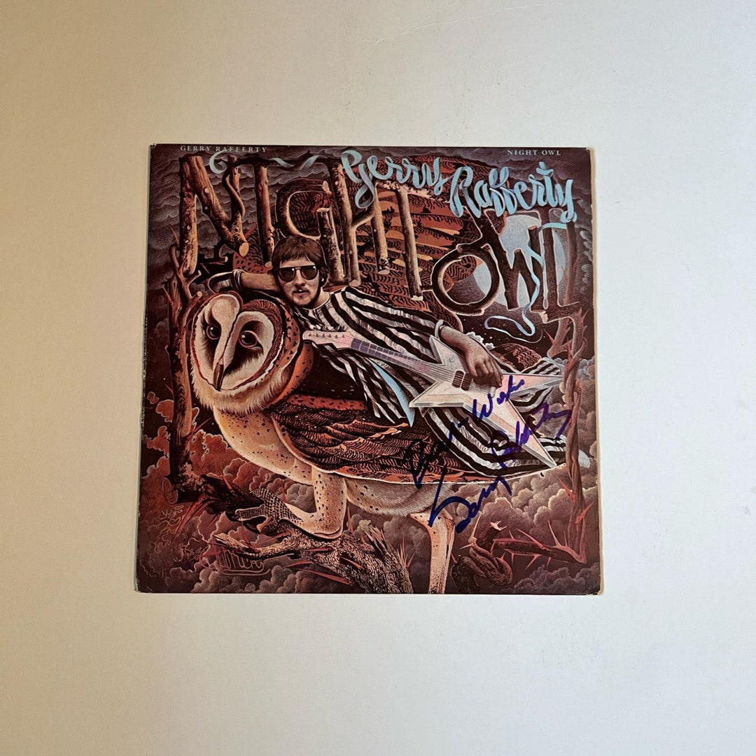 Gerry Rafferty Vinyl Record LP Cover Autographed - Etsy