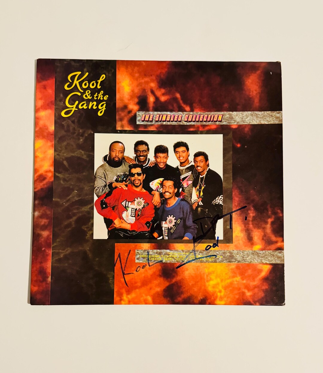 Kool & the Gang Dennis Dee Tee Thomas Vinyl Record LP Cover Autographed ...