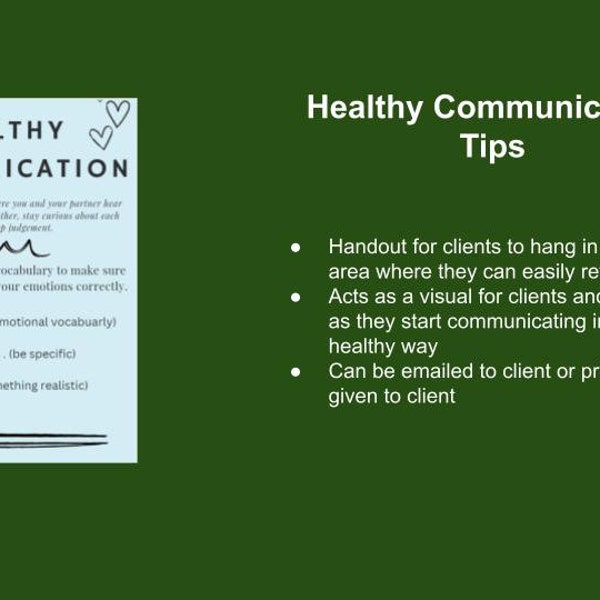 Worksheets on Healthy Communication - Etsy