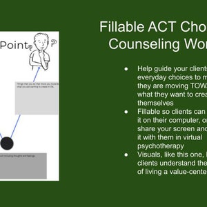ACT Choice Point Fillable Document - Etsy