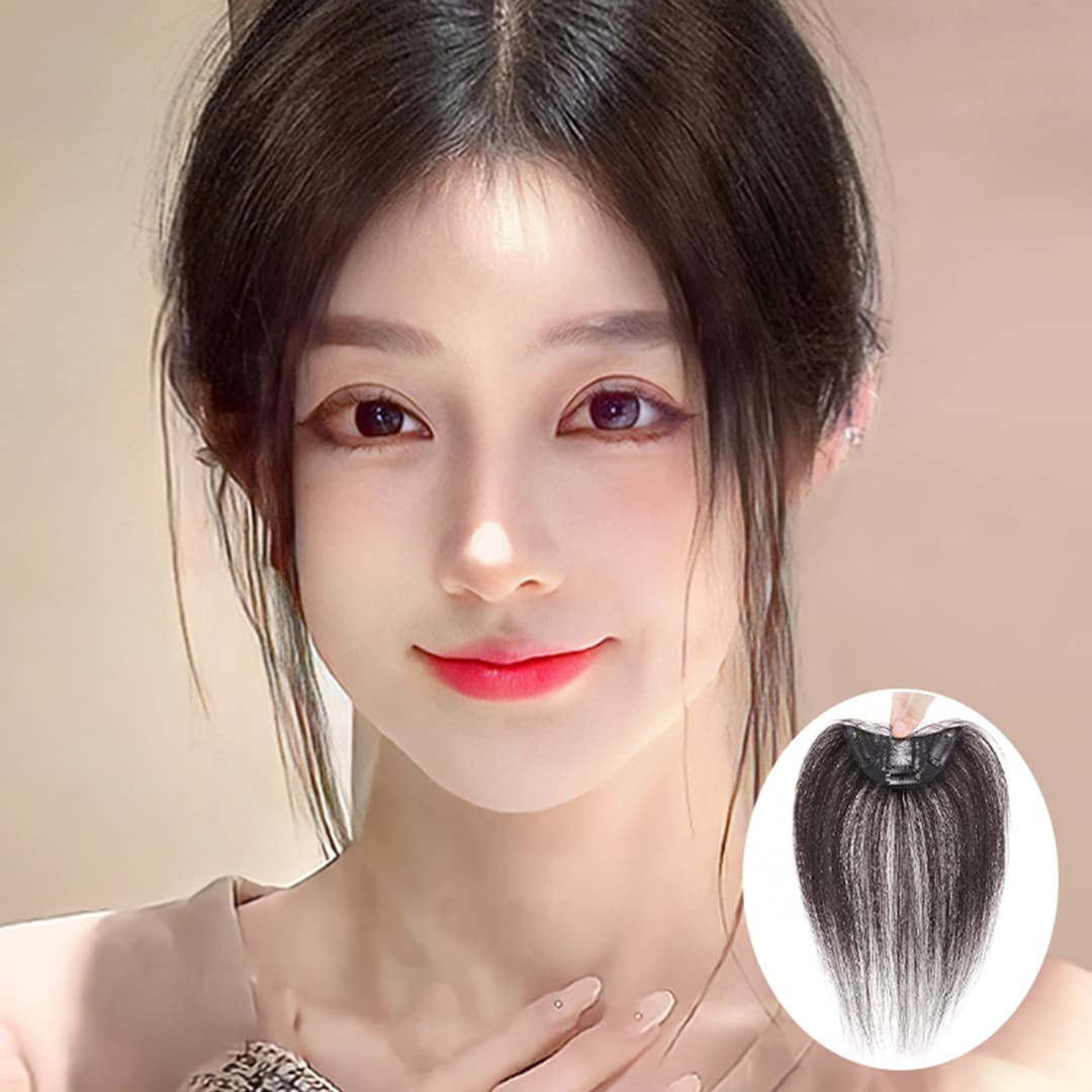 Natural Wig for Women, Temperament Replacement Hair Piece, Figure Bangs ...