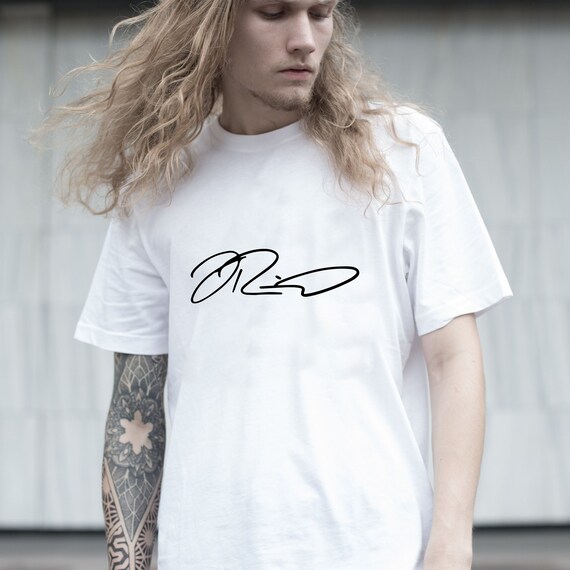 Daniel Ricciardo Signature Shirt Daniel Ricciardo F1 Fan - Etsy