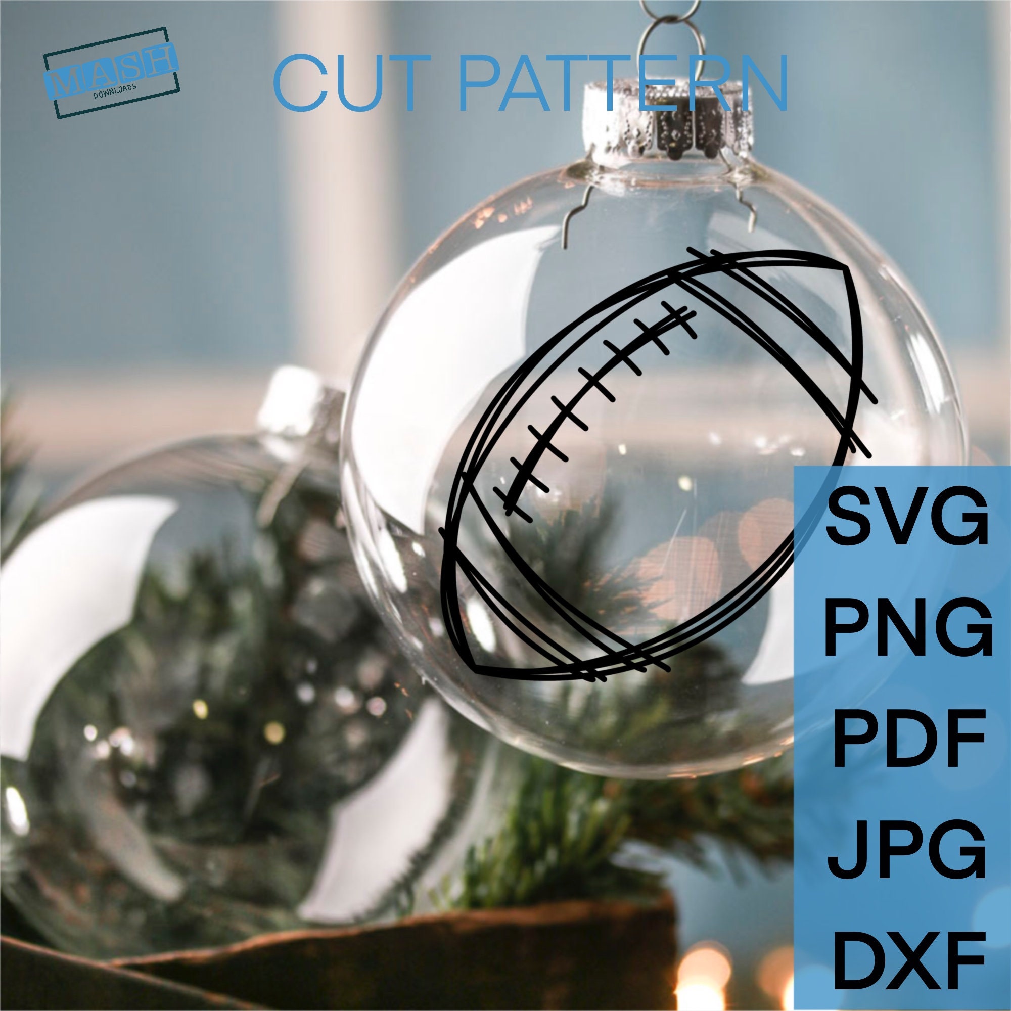 Scribble Football SVG, Hand Drawn, Cricut Cut Files, Sports Ball ...