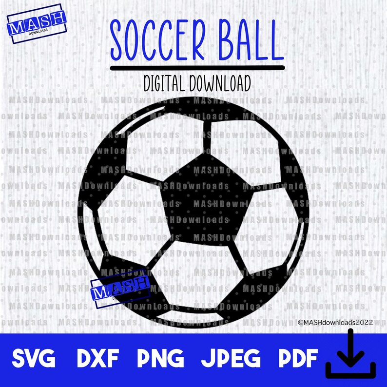 Soccer Ball SVG, Sports Clipart Png, Cricut Cut Files, Silhouette ...