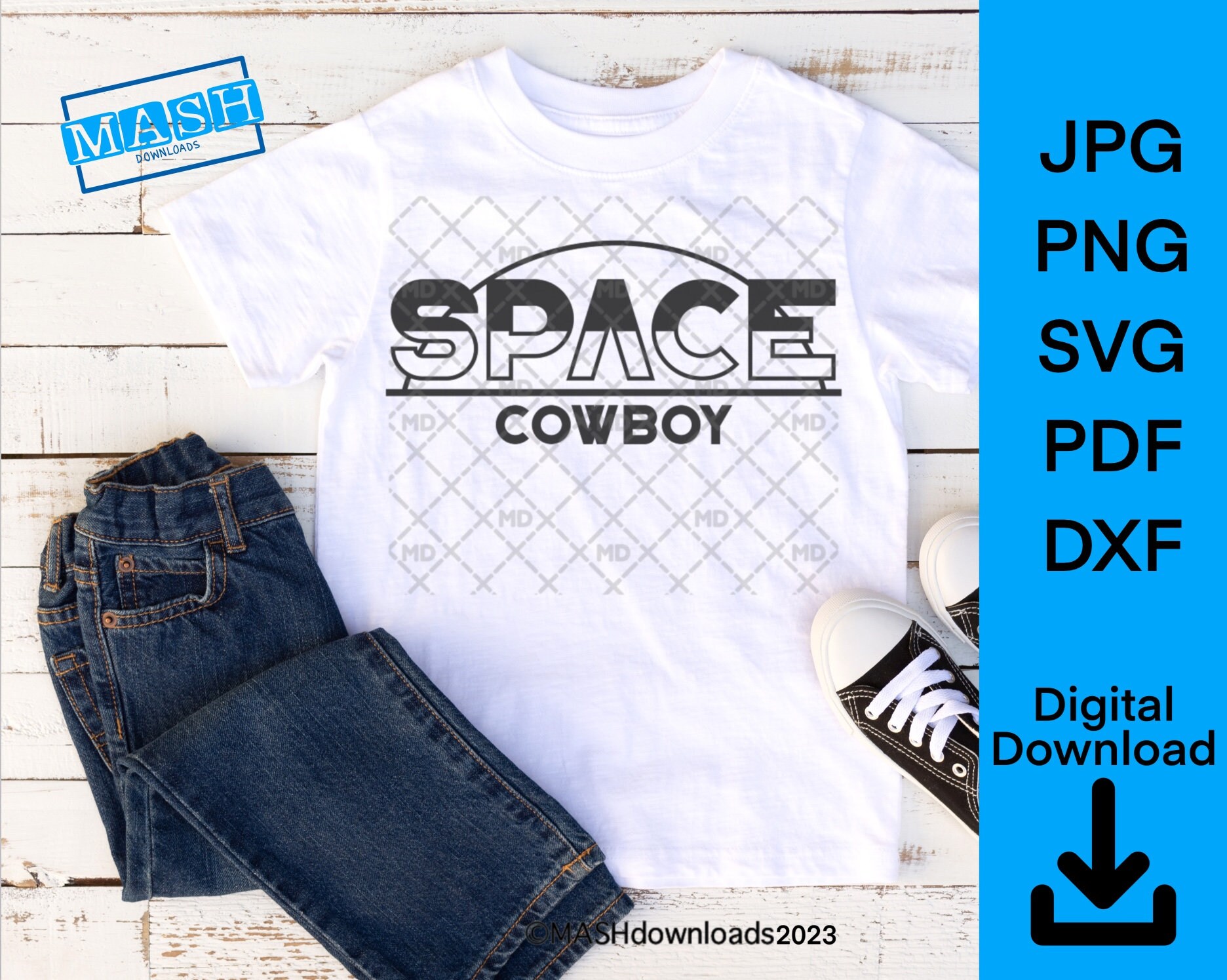 Space Cowboy Svg File, Space Lover PNG, Cricut Cut File, Silhouette ...