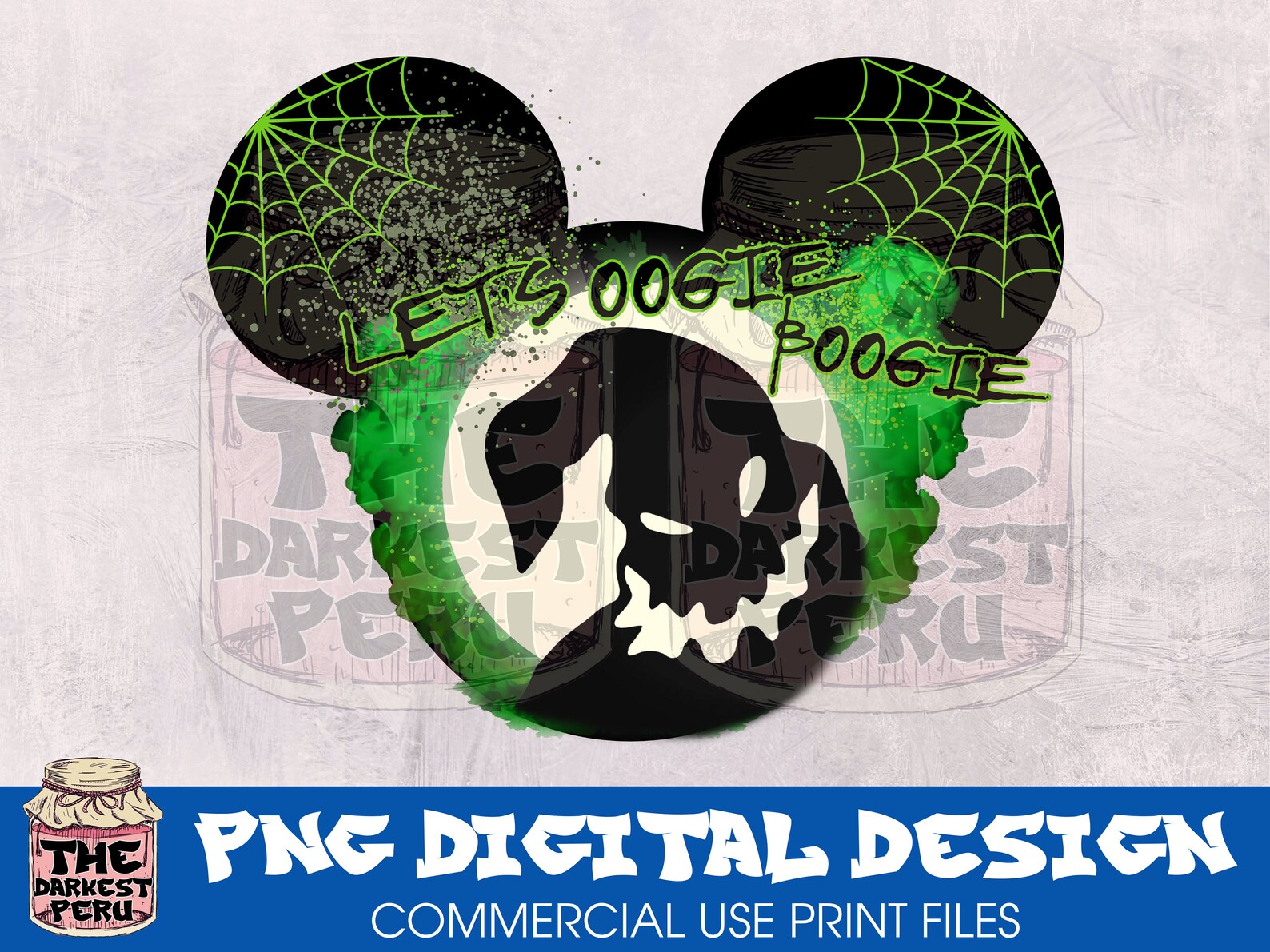 Let's Oogie Boogie PNG Sublimation Nightmare Before Christmas Digital ...