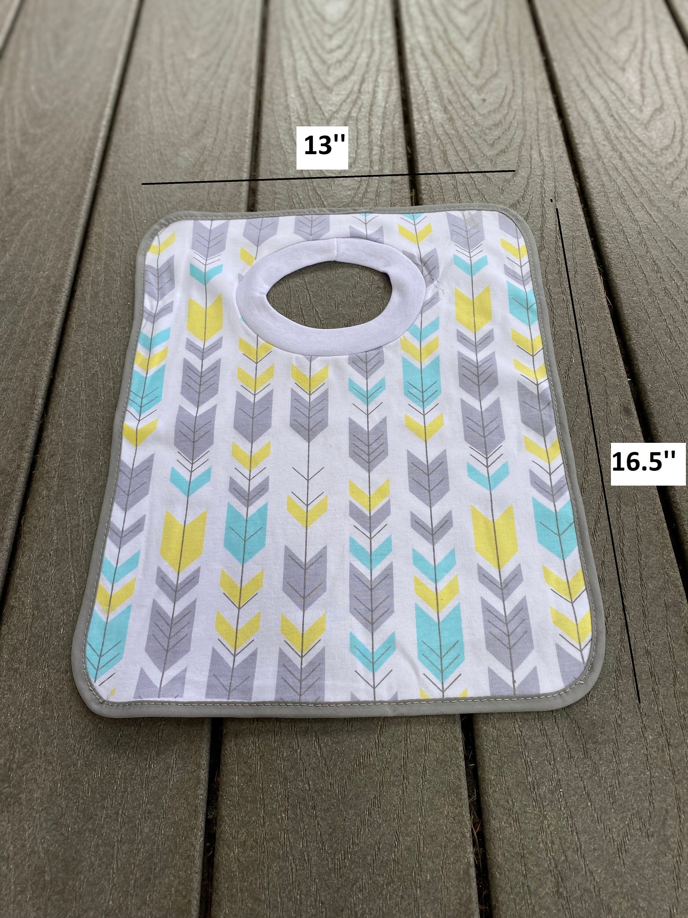 Set of 4 Oversized Bibs, Toddler Bibs, Baby Bibs, Extra Large Bibs ...