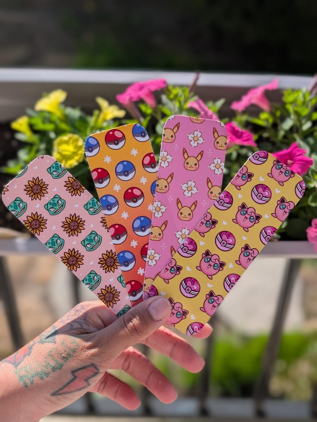Set of Four Pokemon Bookmarks With Pikachu Jigglypuff | Bookmarks for ...