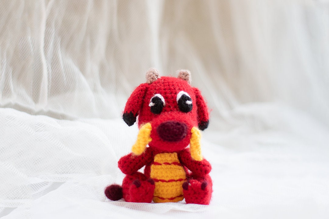 Amigurumi Doll, Mushu From Mulan, Handmade Doll - Etsy