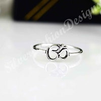 Sterling Silver Ohm Ring - 2 Styles ! - Etsy