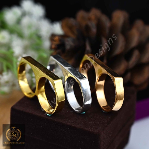 Buy Two Finger Ring - Etsy