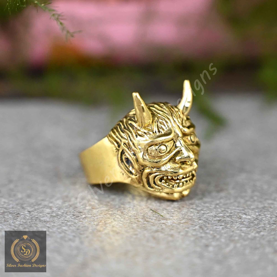 Monster Ring Devil Ring Demon Ring Horn Ring Pirate Skull - Etsy