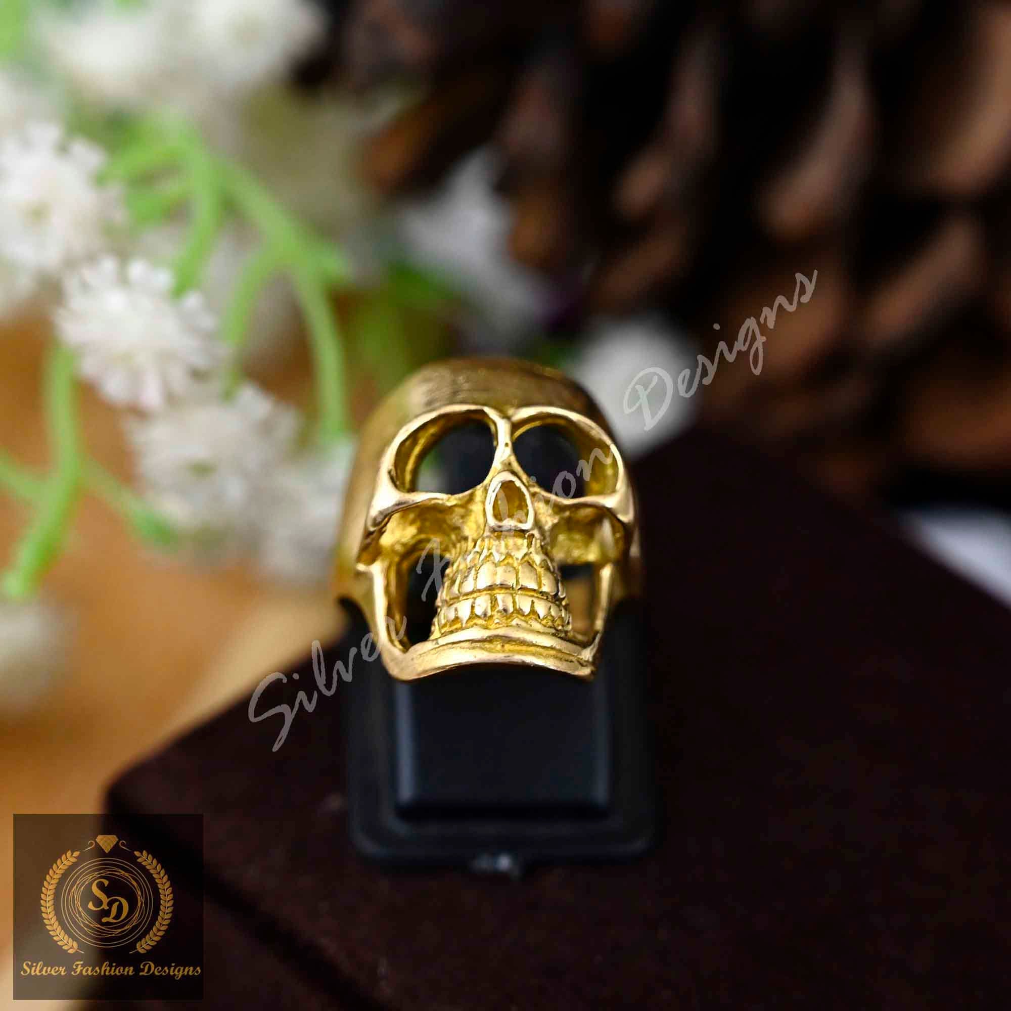 Decayed Skull Ring Men's Skull Ring Skull Rings for Men - Etsy