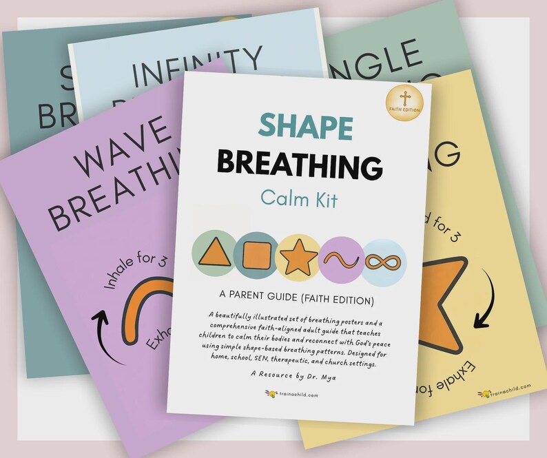 Shape Breathing Calm Kit for Kids | Christian Emotional Regulation Tool ...