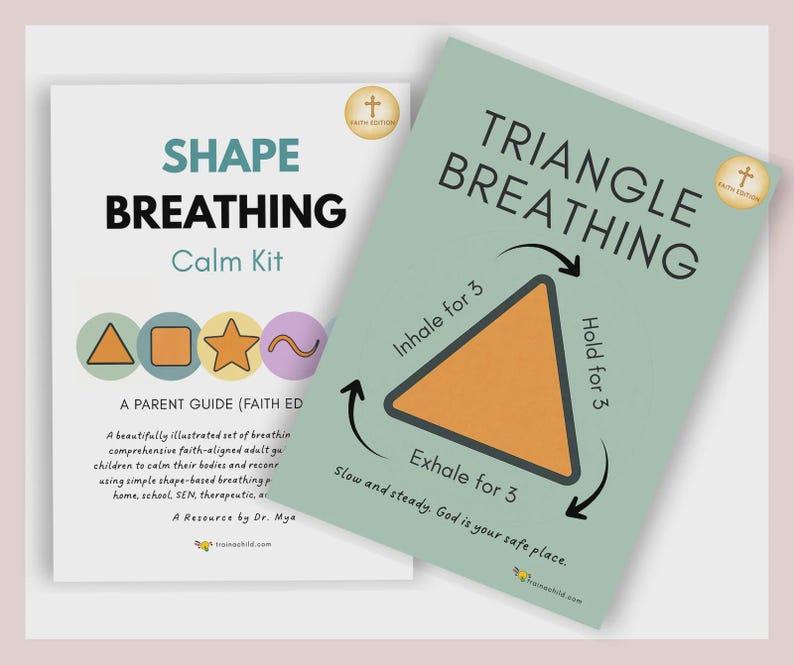 Shape Breathing Calm Kit for Kids | Christian Emotional Regulation Tool ...