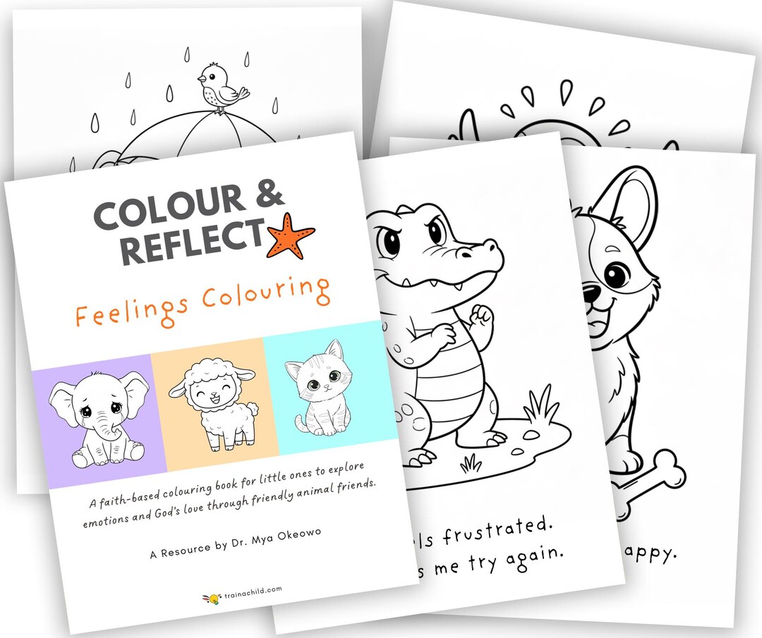 Colour & Reflect: Feelings Colouring | Faith Based | Calm Down Toolkit ...